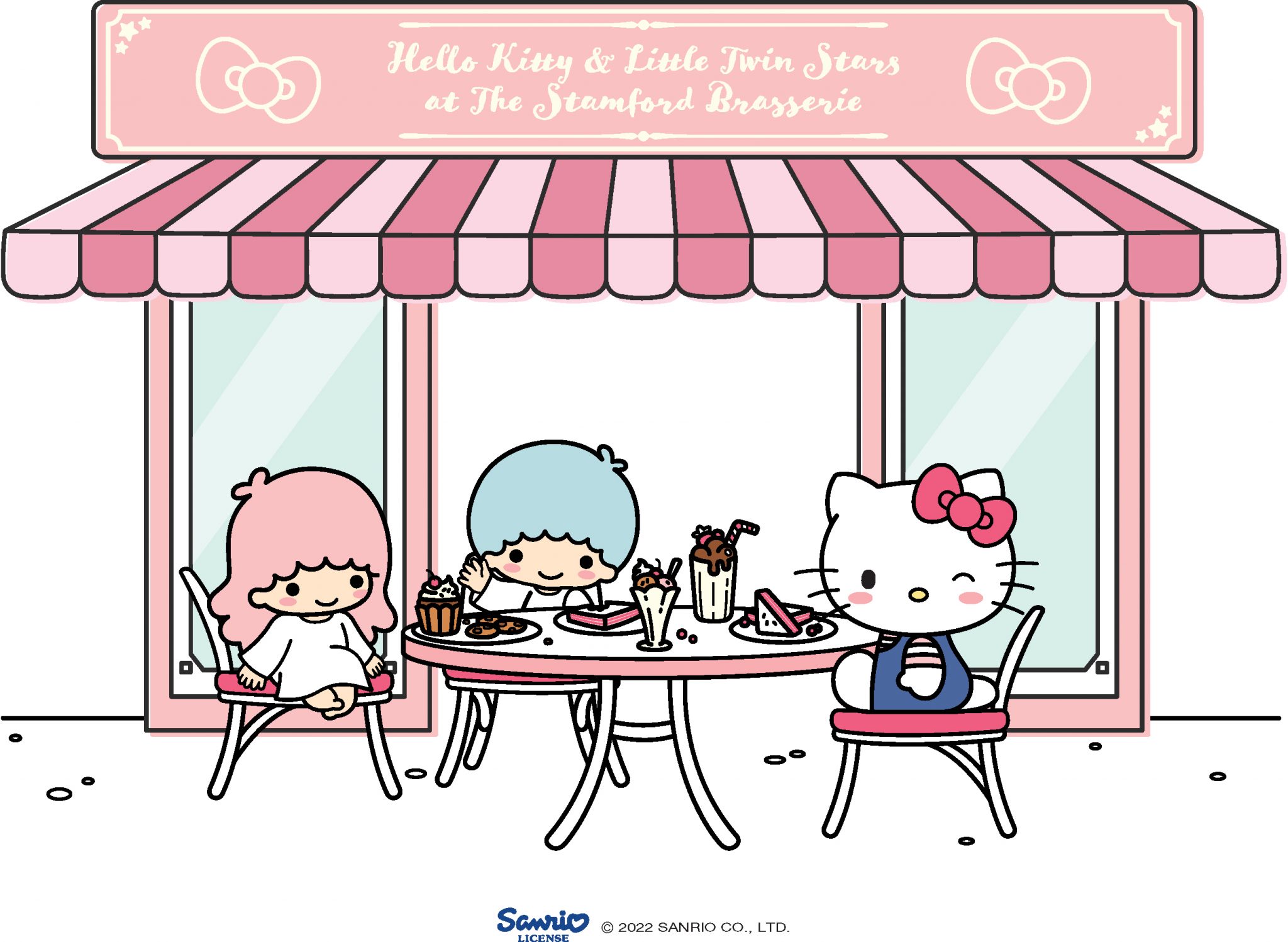 The Stamford Brasserie Welcomes Hello Kitty and Little Twin Stars
