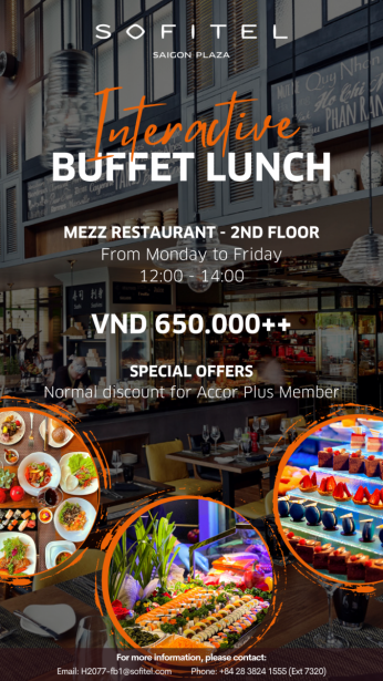 Sofitel Saigon Plaza - Buffet Trưa Mezz
