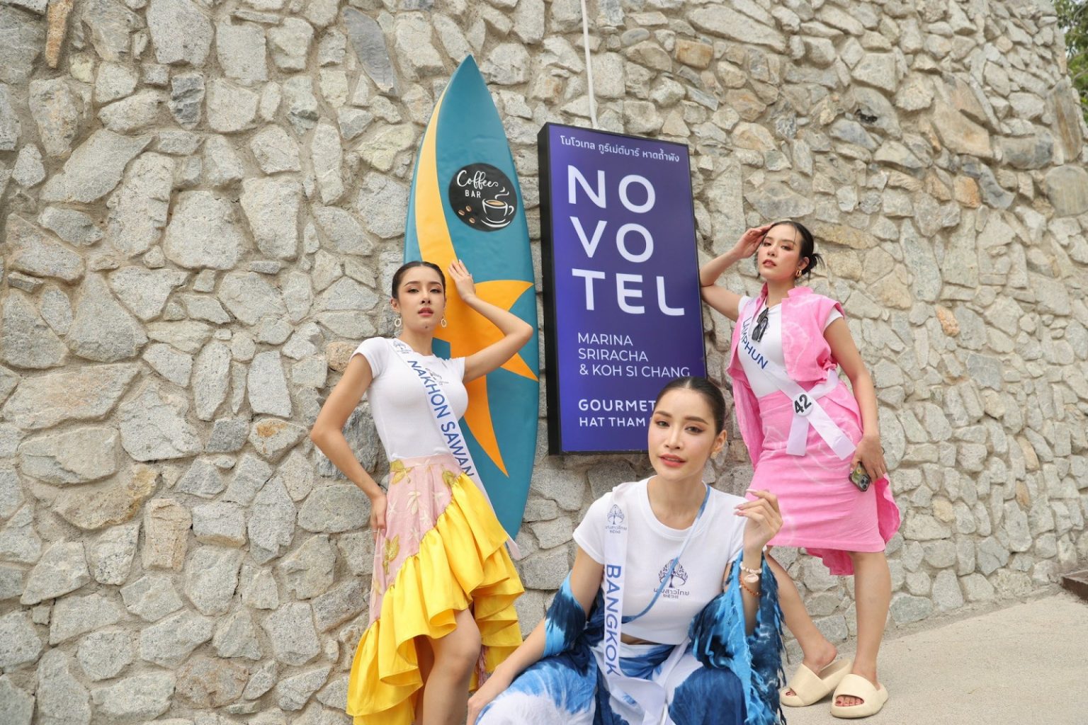 The contestants of Miss Thailand 2025 visit Novotel Koh Si Chang