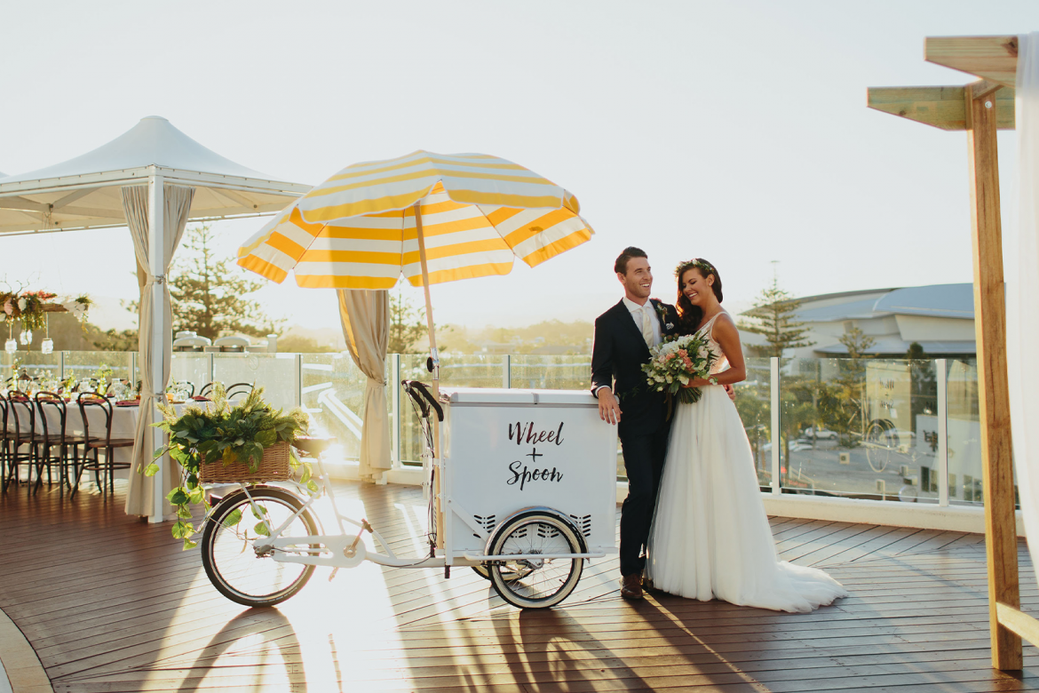 Velo Wedding BIKE Or BICYCLE STAMP Bicycle Built For Two Tandem Rustic