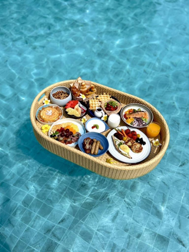 Experience the Floating Breakfast at Mercure Rayong Lomtalay
