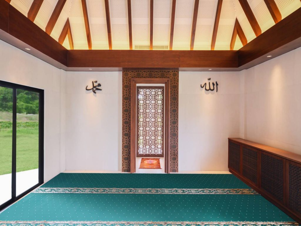 Moslem prayer room – Pullman Lombok – 5-star beachfront resort