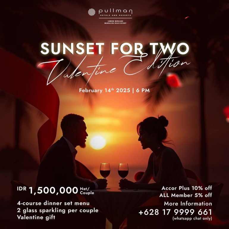 Location – Pullman Lombok Mandalika Beach Resort – 5-star resort