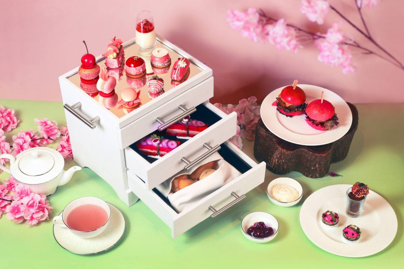 Sakura Afternoon Tea at Peacock Lounge - Fairmont Jakarta