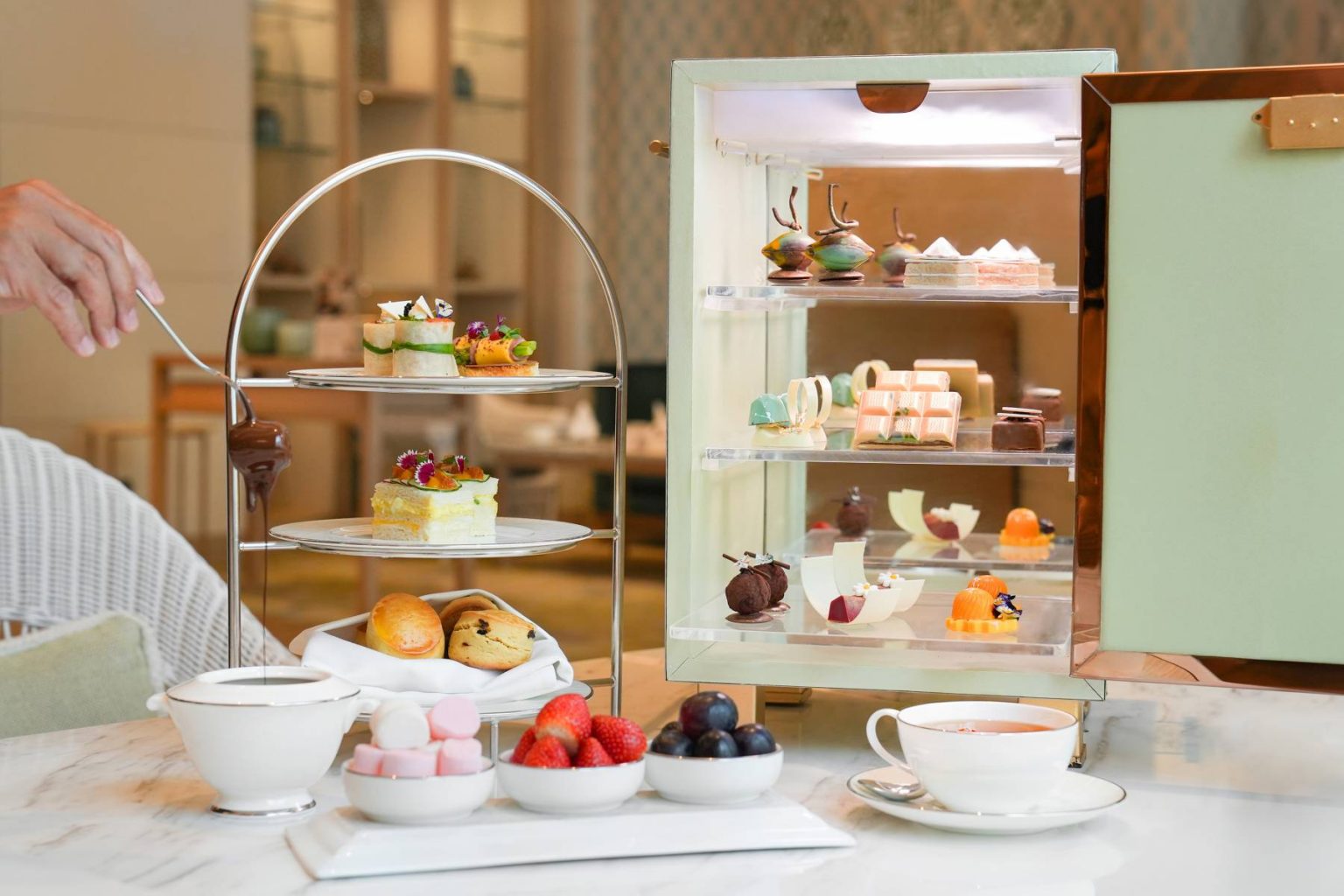 Delightful Chocolate Afternoon Tea at Peacock Lounge - Fairmont Jakarta