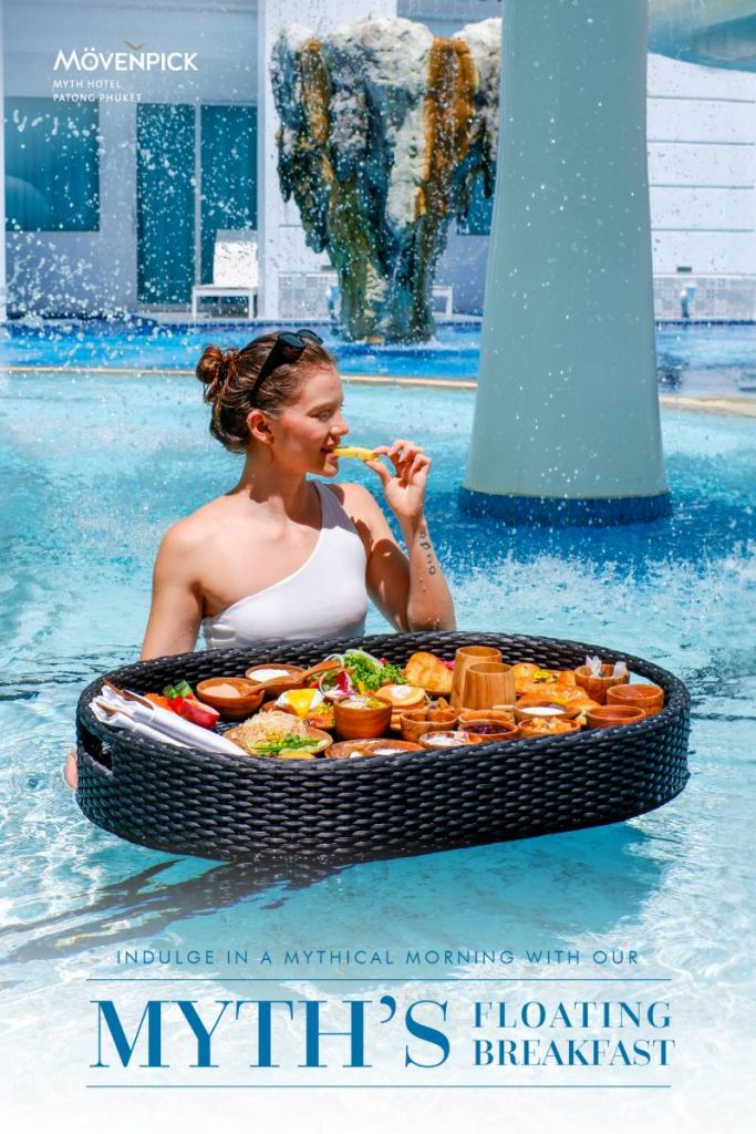Movenpick Myth Hotel Patong Phuket - THE MYTH'S FLOATING BREAKFAST ...