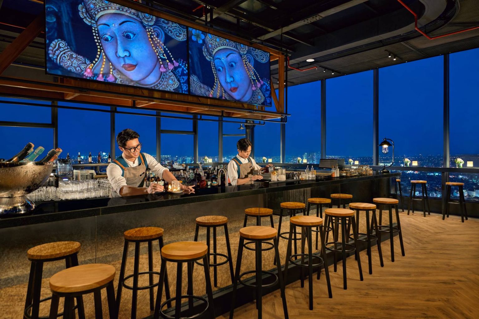 UP & ABOVE Rooftop bar explore the best views in Hai Phong
