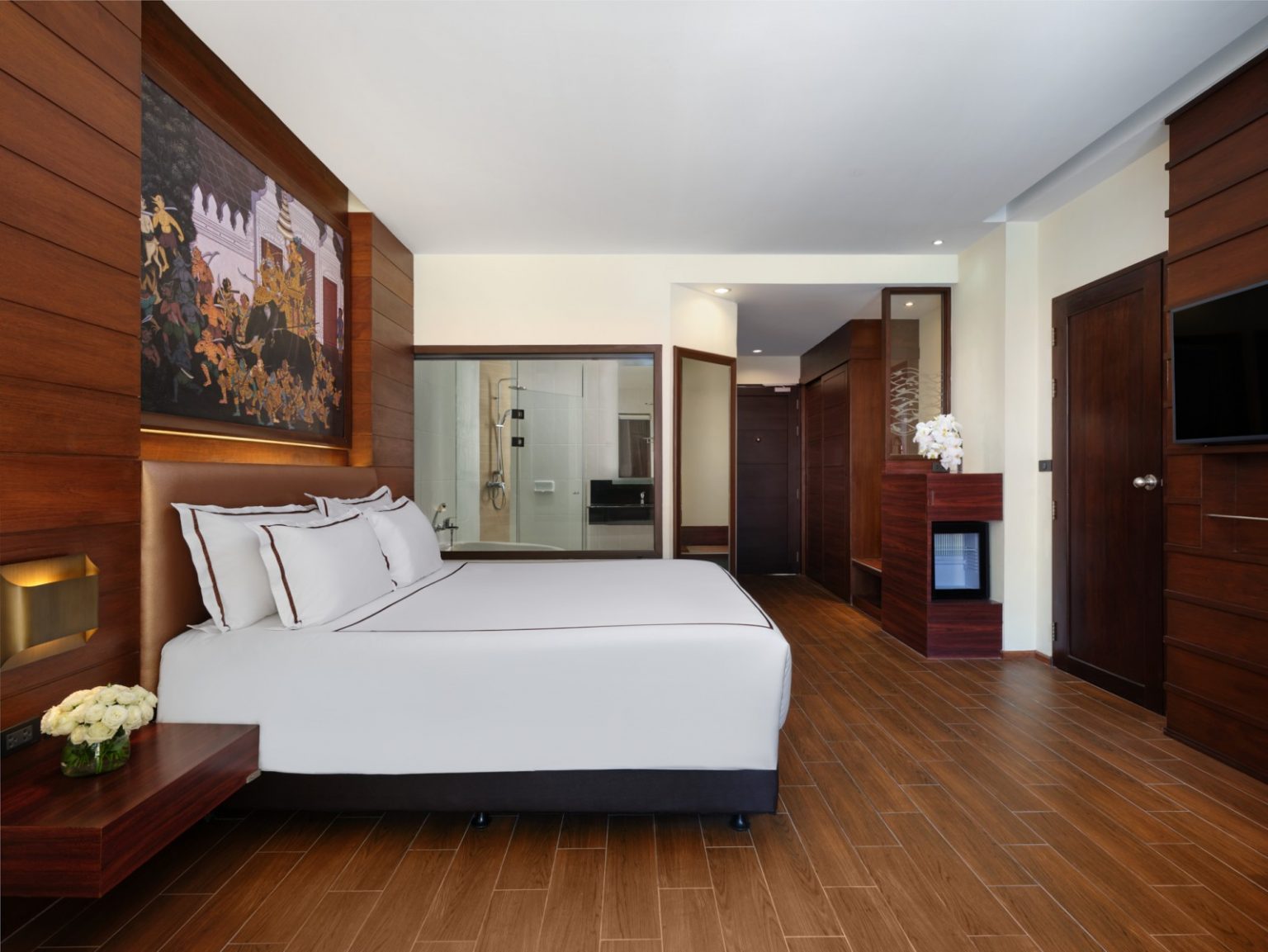 Deluxe Pool Access Room gives direct entry to resort pool.