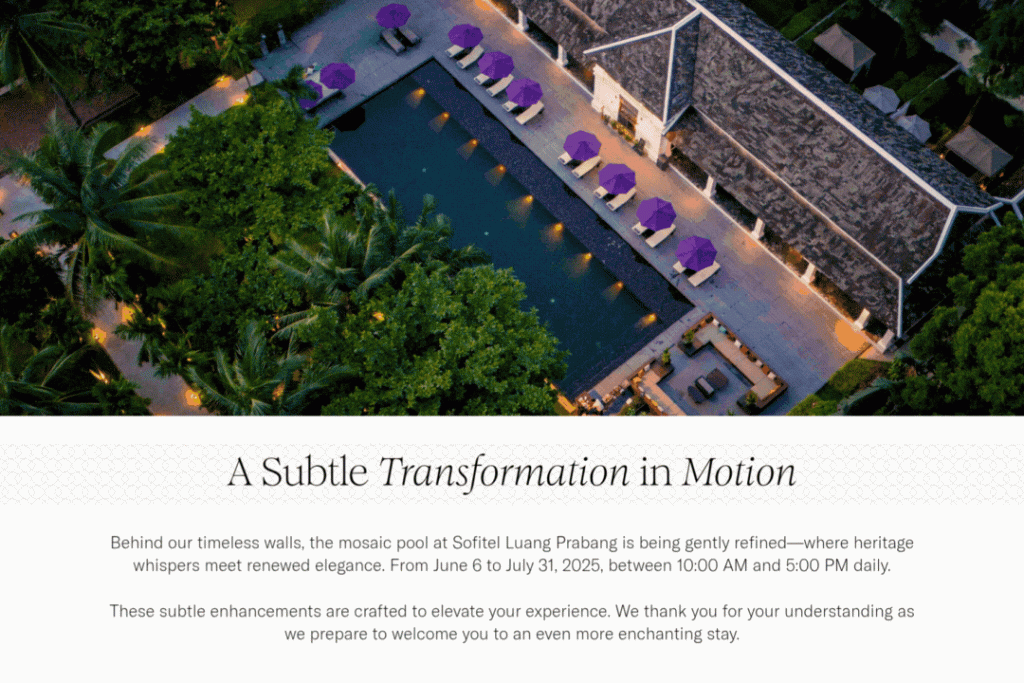 Sofitel Luang Prabang - Sofitel - Renovation