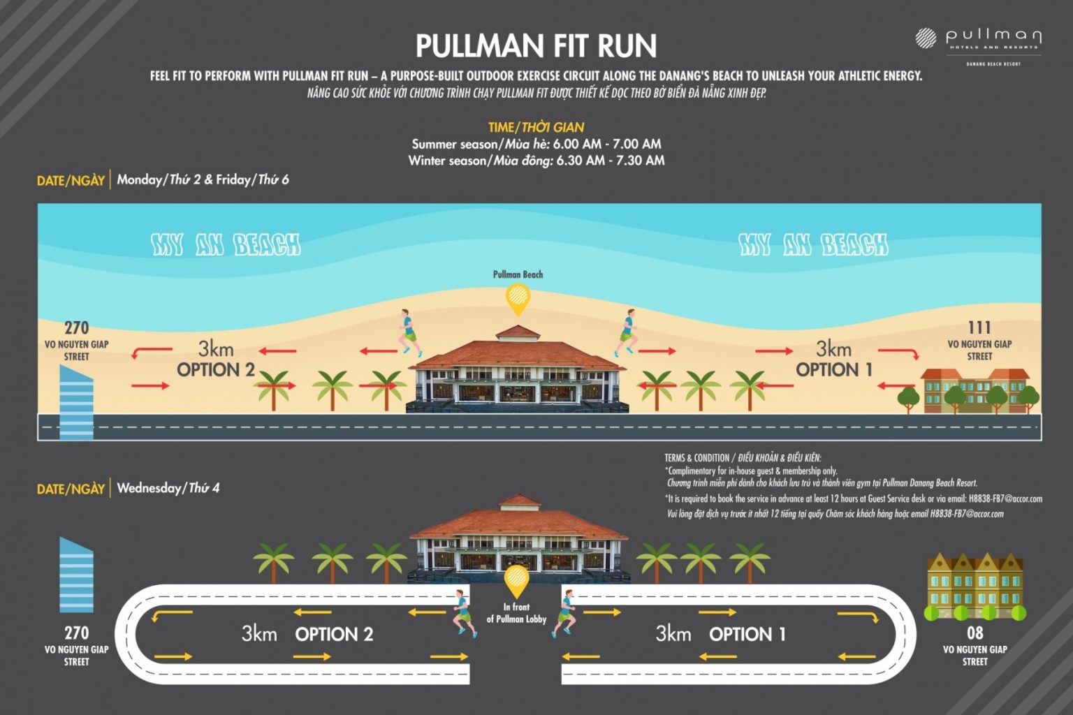 Pullman Danang Beach Resort - Pullman Fit Run