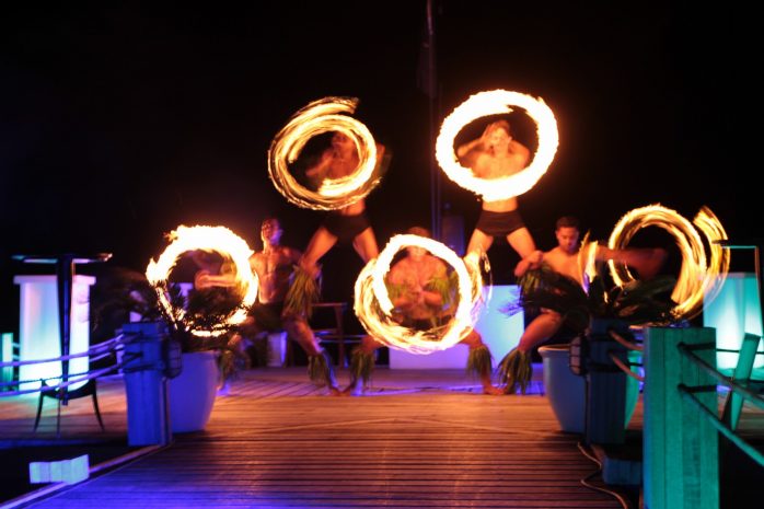 Sofitel Kia Ora Moorea Beach Resort - Spectacular Fire Dance Show